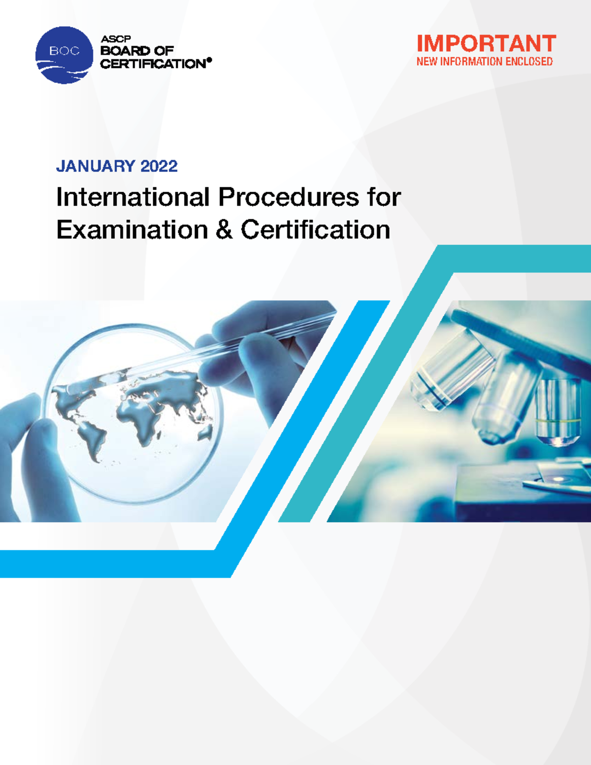 Ascp-international-procedures-book - IMPORTANT NEW INFORMATION ENCLOSED ...