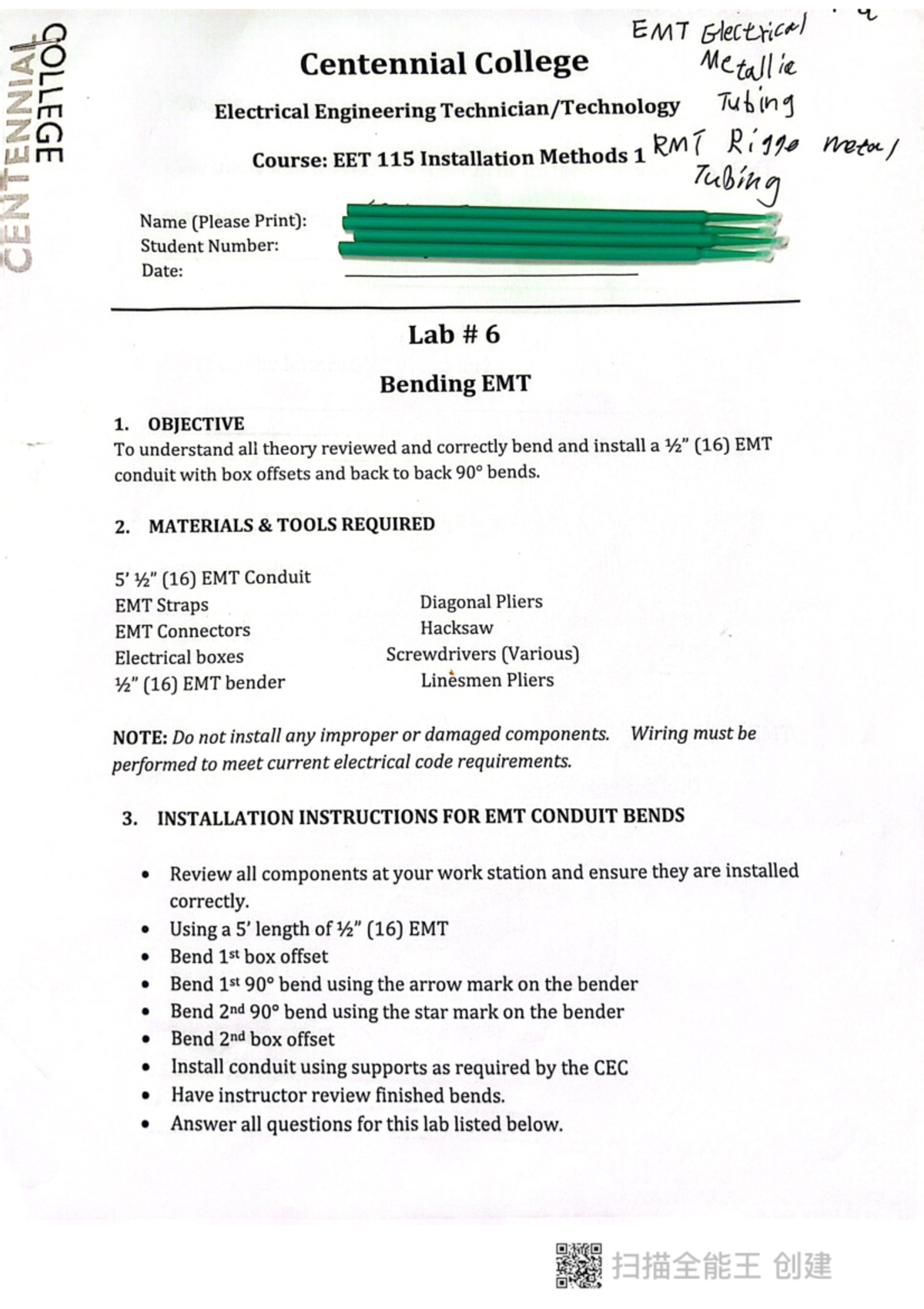 EET 115 installation methods 1 - mlab101 - Studocu
