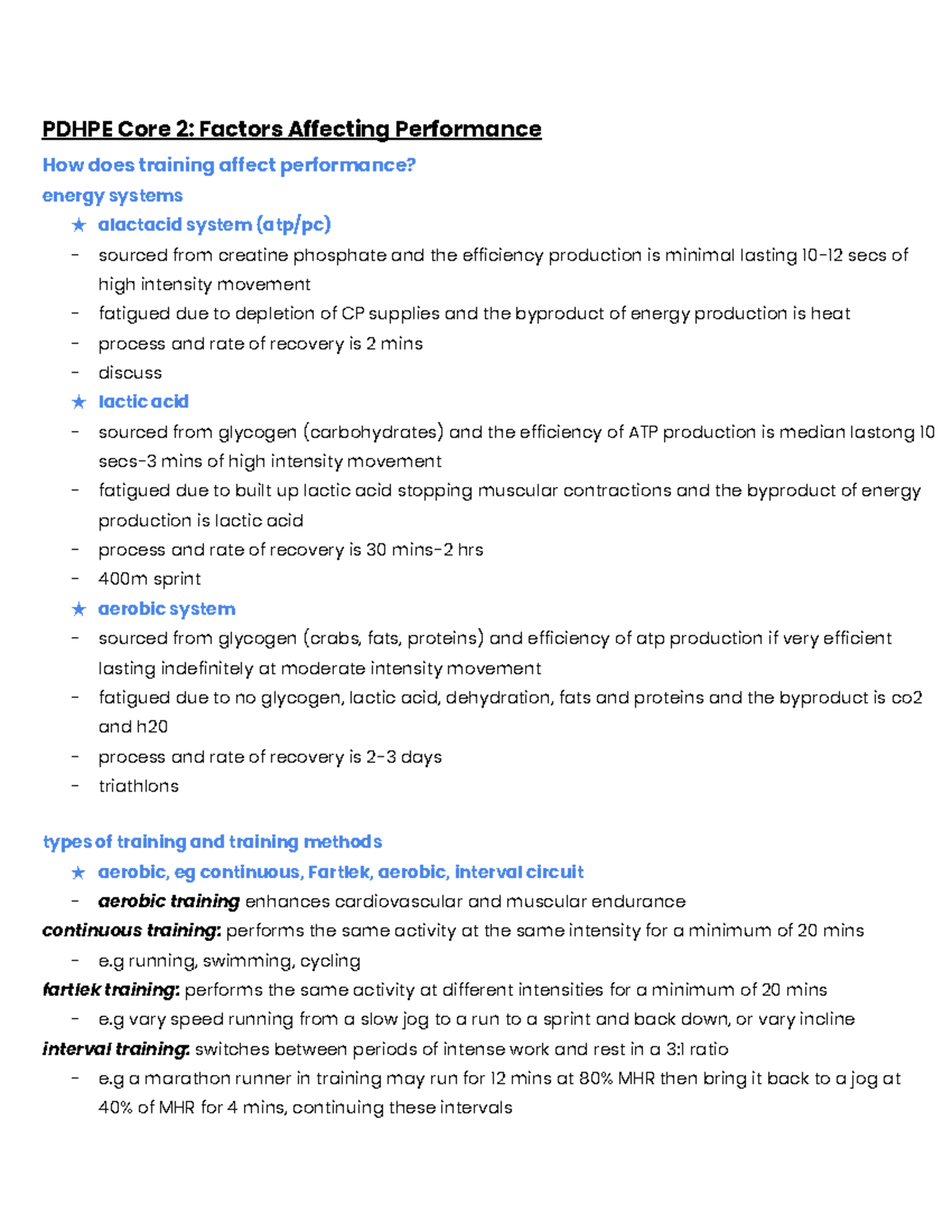 Pdhpe core 2 factors affecting performance - PDHPE Core 2: Factors ... Pdhpe core 2 factors affecting performance - PDHPE Core 2: Factors ...