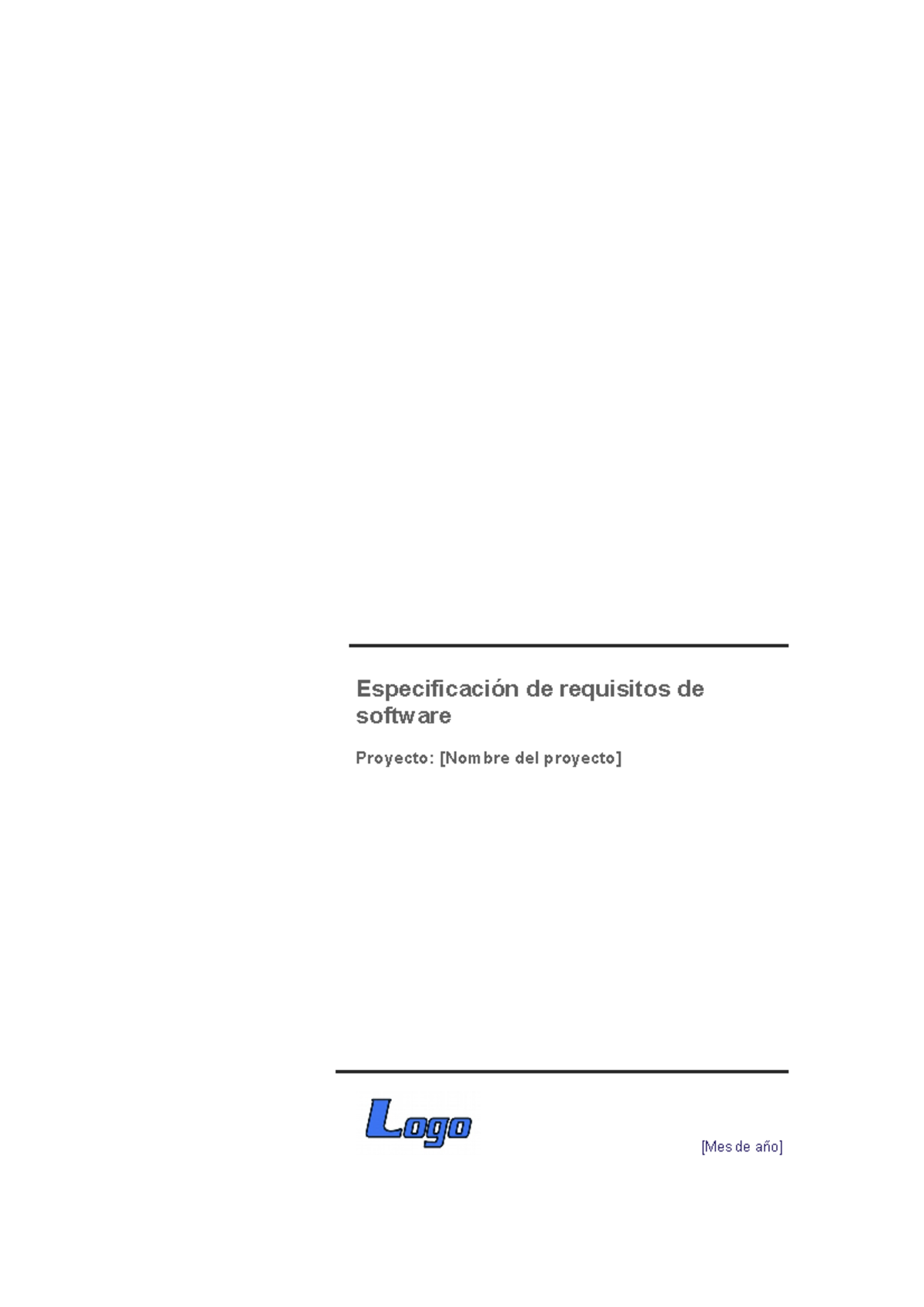 Template IEEE830 - La guia de llenado de los requerimientos de software ...