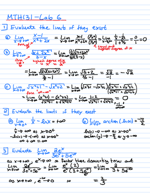 MTH 131-Lab 4 - Lab document to be taken up during tutorials - Warning ...