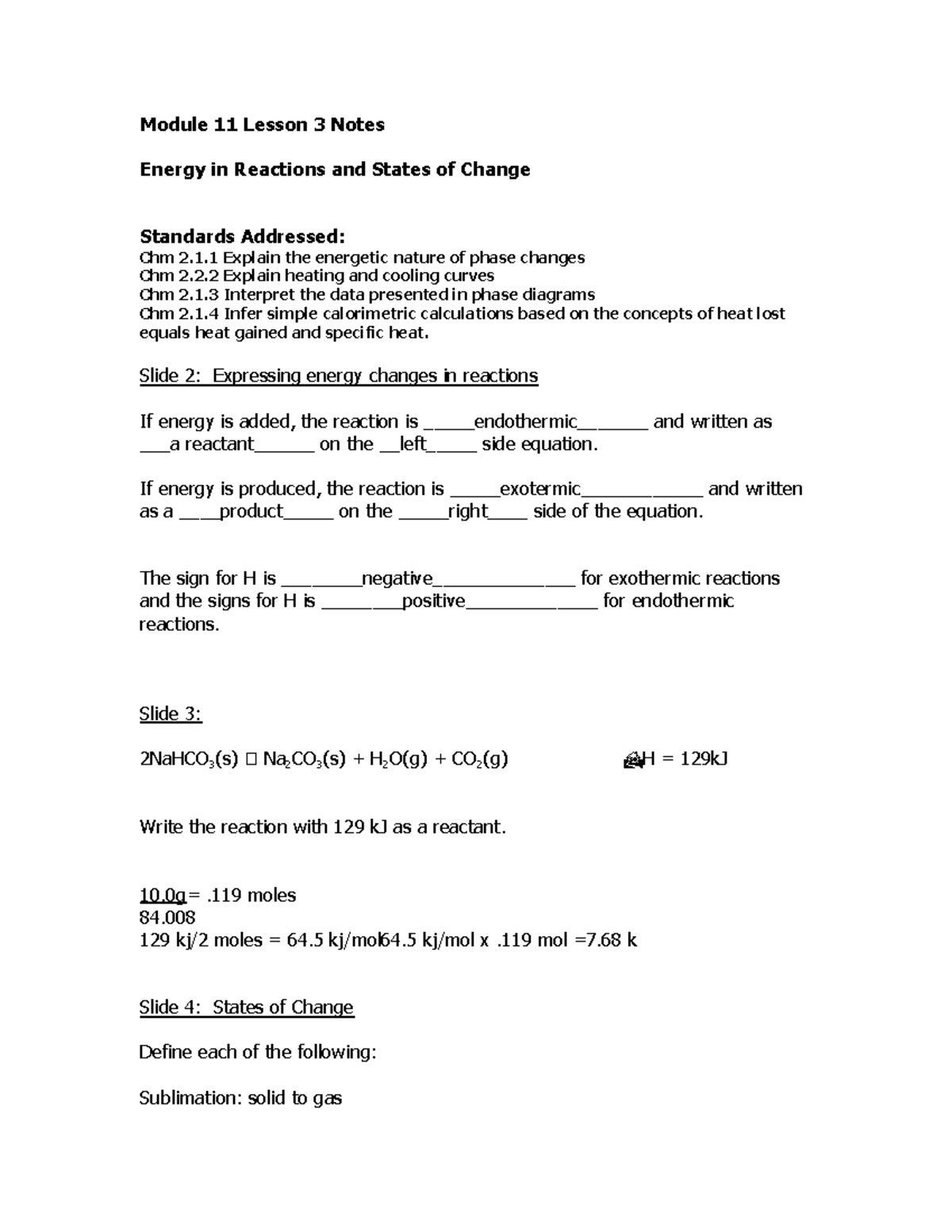 Copy of Module Eleven Lesson Three Guided Notes - Module 11 Lesson 3 ...