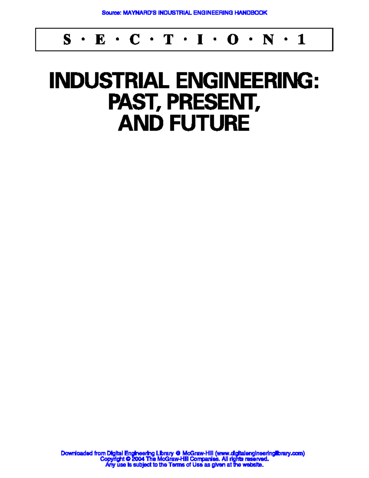 Topic 1 - Bachelor of Science in Industrial Engineering - Studocu