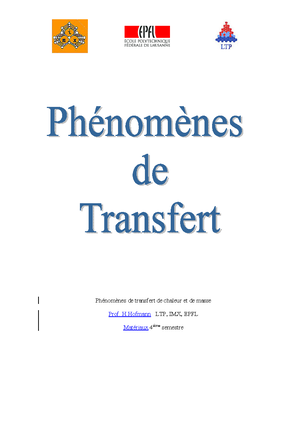 Cours 10: TRANSFERT DE MASSE, DIFFUSION ET TRANSPORT - Chimie ...