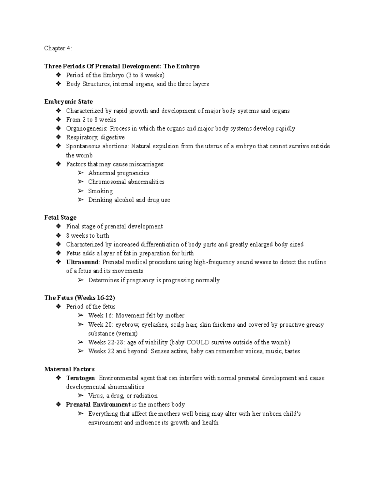 Chapter 4 Child and Adolscent Development - Chapter 4: Three Periods Of ...