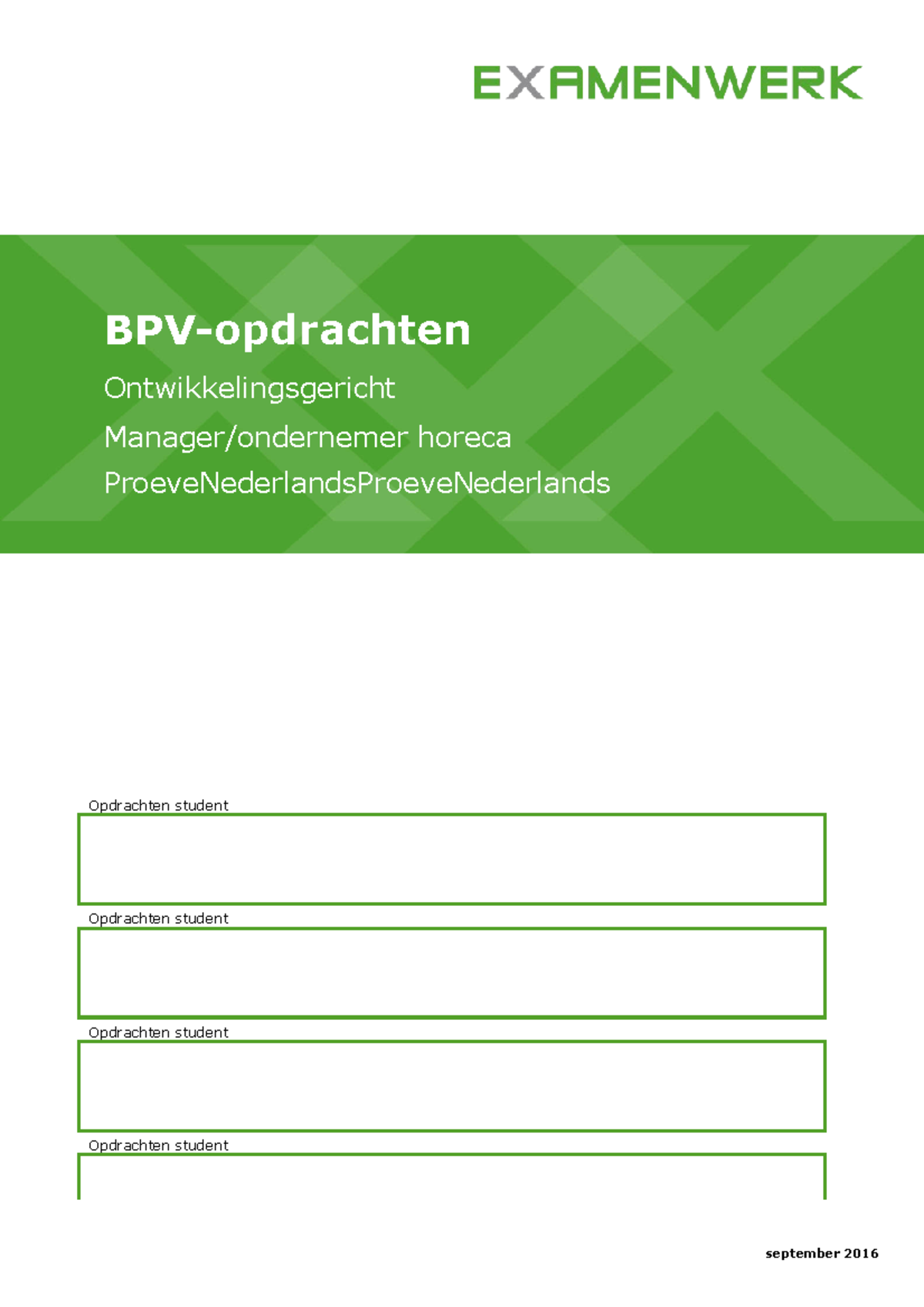 BPV-opdrachten MOH B1-K1B1-K2P2-K1P2-K2 1v1 - Opdrachten student ...