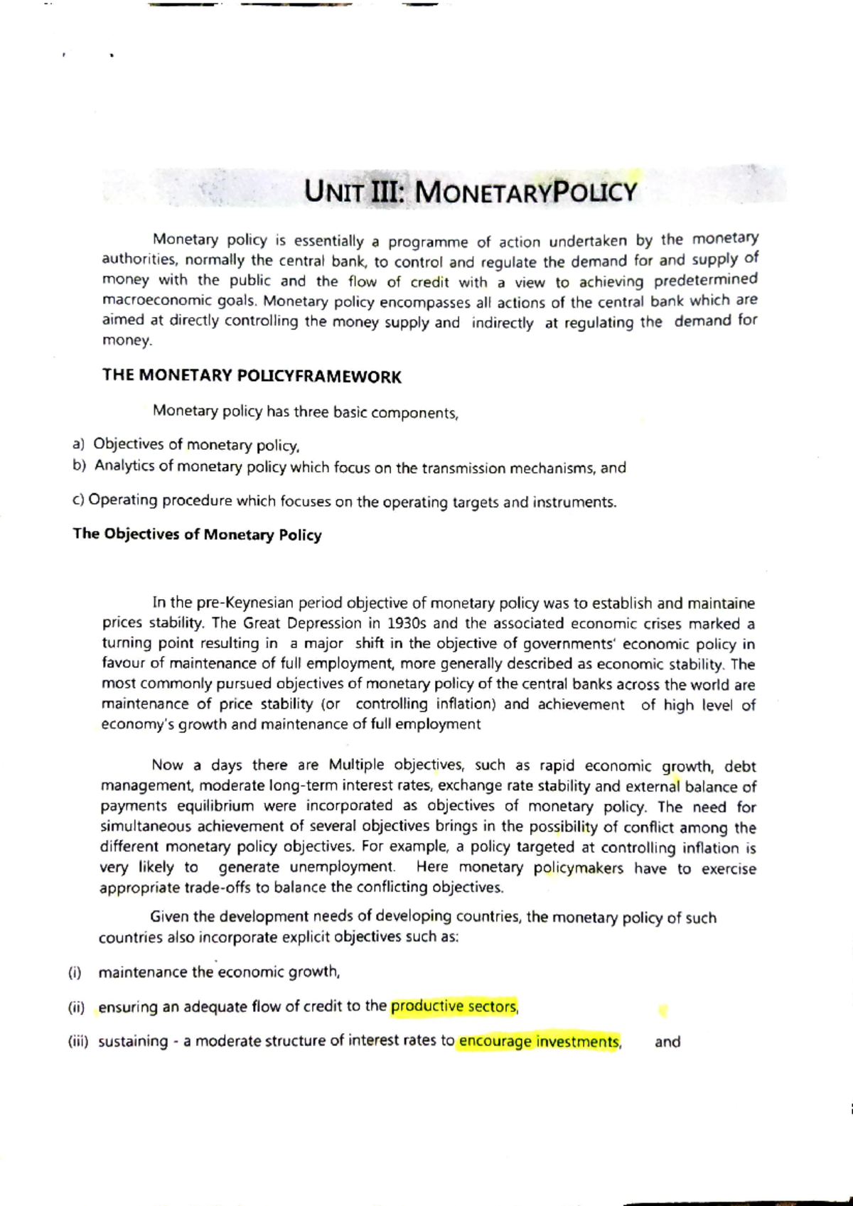 Monterey policy - Still applicable - Economics for finance - Studocu