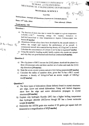 EG 244 Assignment 3 - Assignment on Phase Diagram - THE COPPERBELT UNIVERSITY SCHOOL OF ...