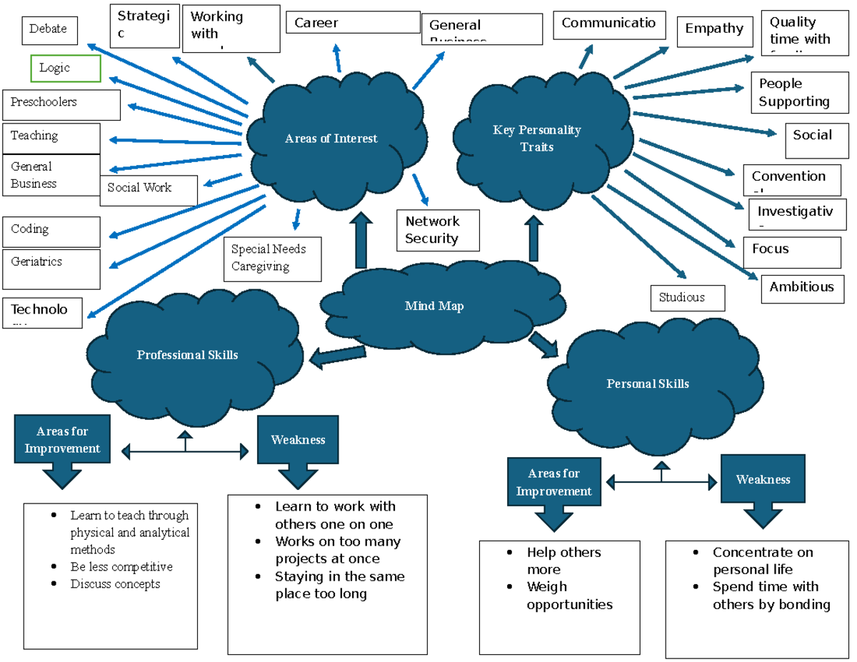 MGT-200 2-1 Activity- Personality Assessment - Professional Skills Personal Skills Areas of ...