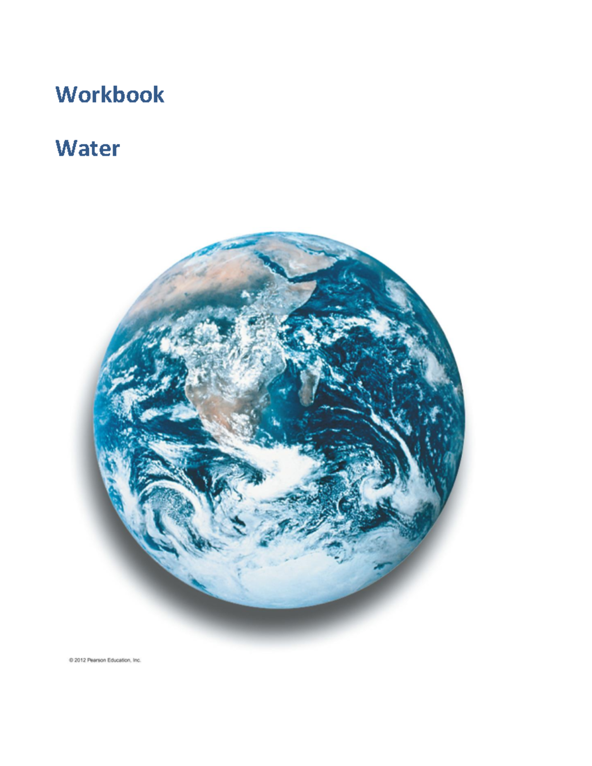 03 Workbook Water with answers - Workbook Water Worksheet: 04 Water ...