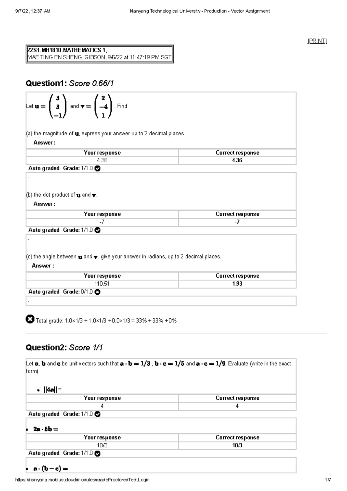Nanyang Technological University - Production - Vector Assignment ...