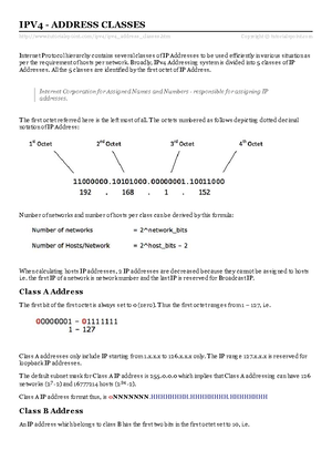 Practical Subnetting Solutions - Practical Subnetting 1 F0/ F0/ Router A S0/0/0 S0/0/1 Router B ...
