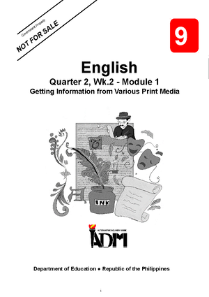 ENG8-Q3- Module 2 - LEARNING MATERIALS - CO_Q3_English 8_ Module 2 English Quarter 3 – Module 2 ...
