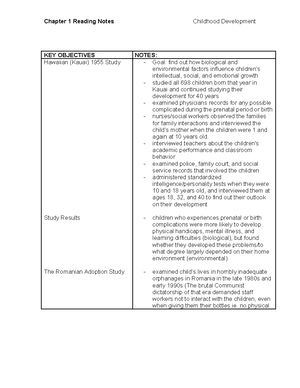 Dunedin Study Video Notes Questions - QUESTIONS: “Our Genes and Us: The ...