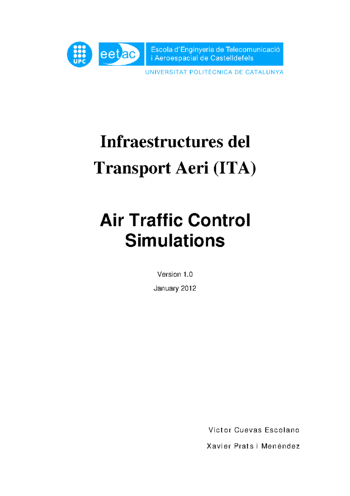 Manual DE Laboratorio ITA - Infraestructures del Transport Aeri (ITA ...