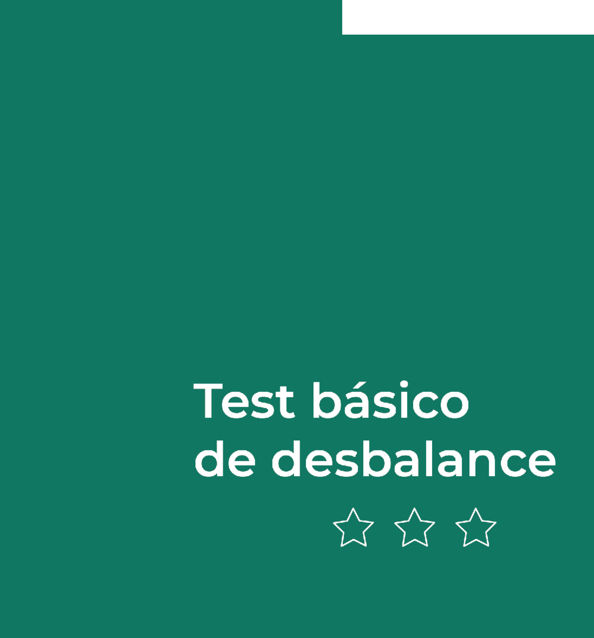TEST DE Desbalance - Psicología UC - psicología - Studocu