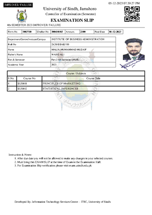 Research report junaid group - JUNAID AHMED SHAH (STUDENT OF BUSINESS ...