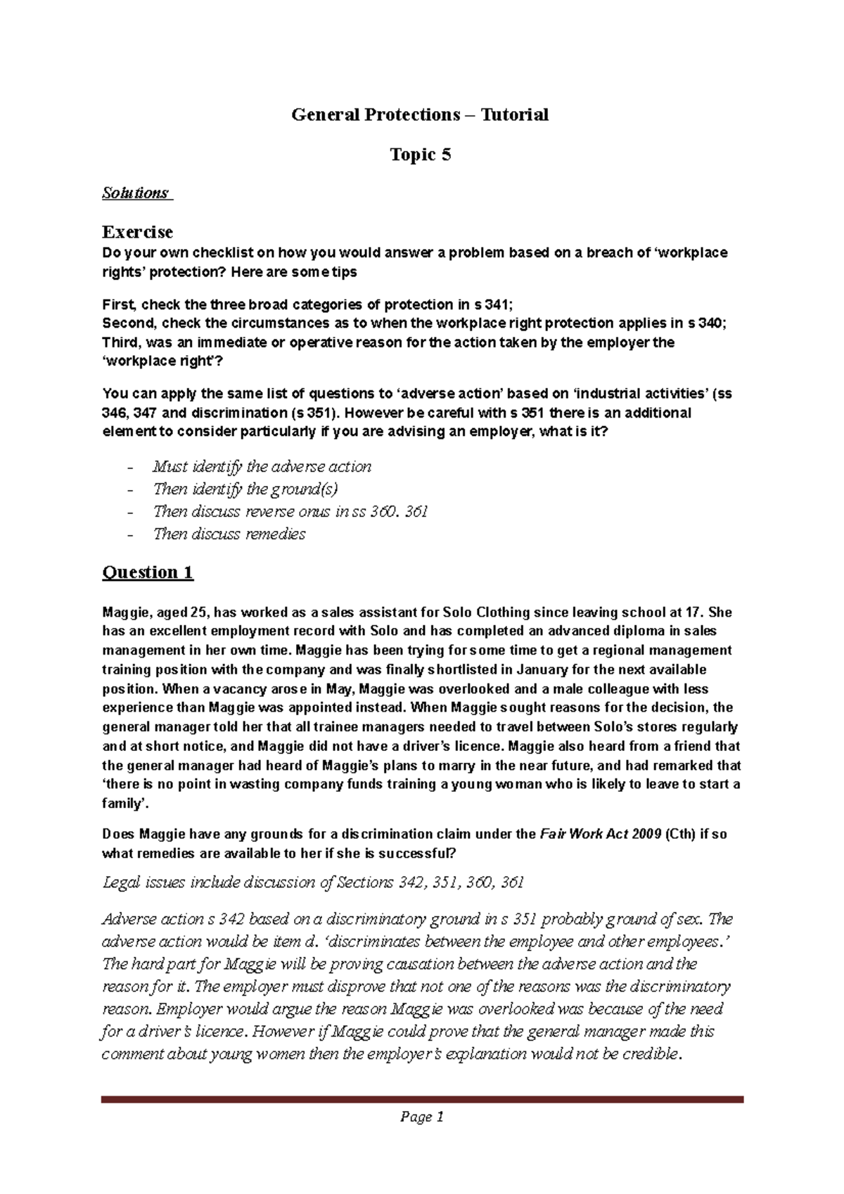 Topic 5 solutions - General Protections – Tutorial Topic 5 Solutions ...