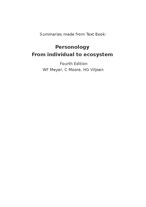 Frankl study notes - PYC2601 - Unisa - Studocu