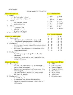 Unit 2 workbook - Signing naturally unit 2 - Unit 2 section 2: Mini ...