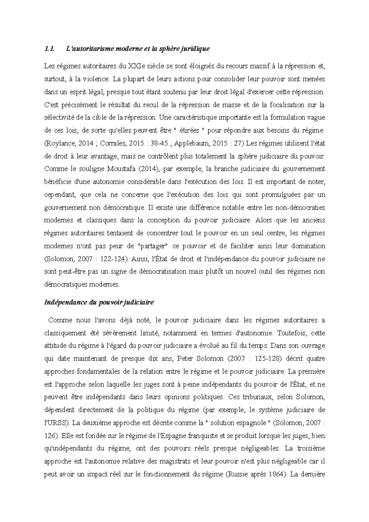 Autoritarisme moderne et la sphère juridique - L'autoritarisme moderne ...