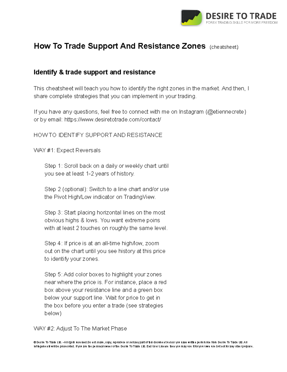 How To Trade Support And Resistance Zones - And then, I share complete ...