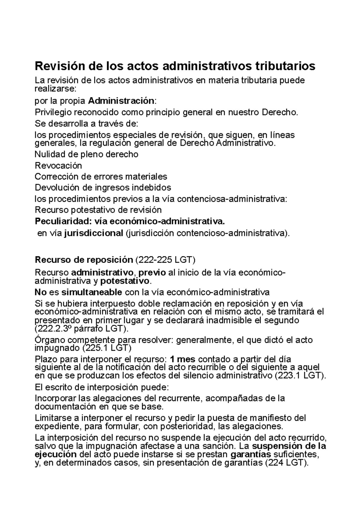 LA Revision DE LOS Actos Administrativos Completo 2021 - Revisión de ...