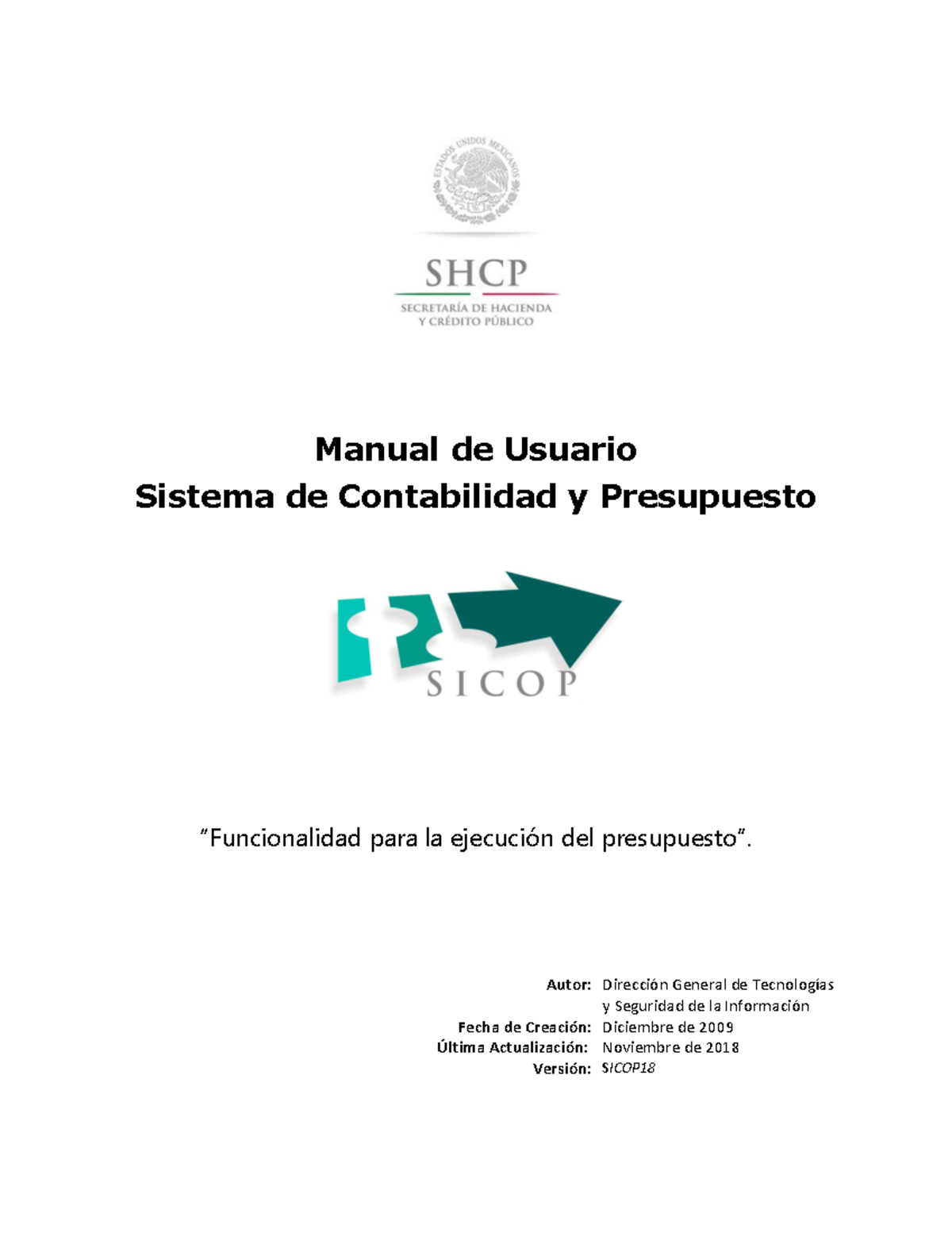 Manual Sicop - GUIAS DE EXAMEN - Manual de Usuario Sistema de ...