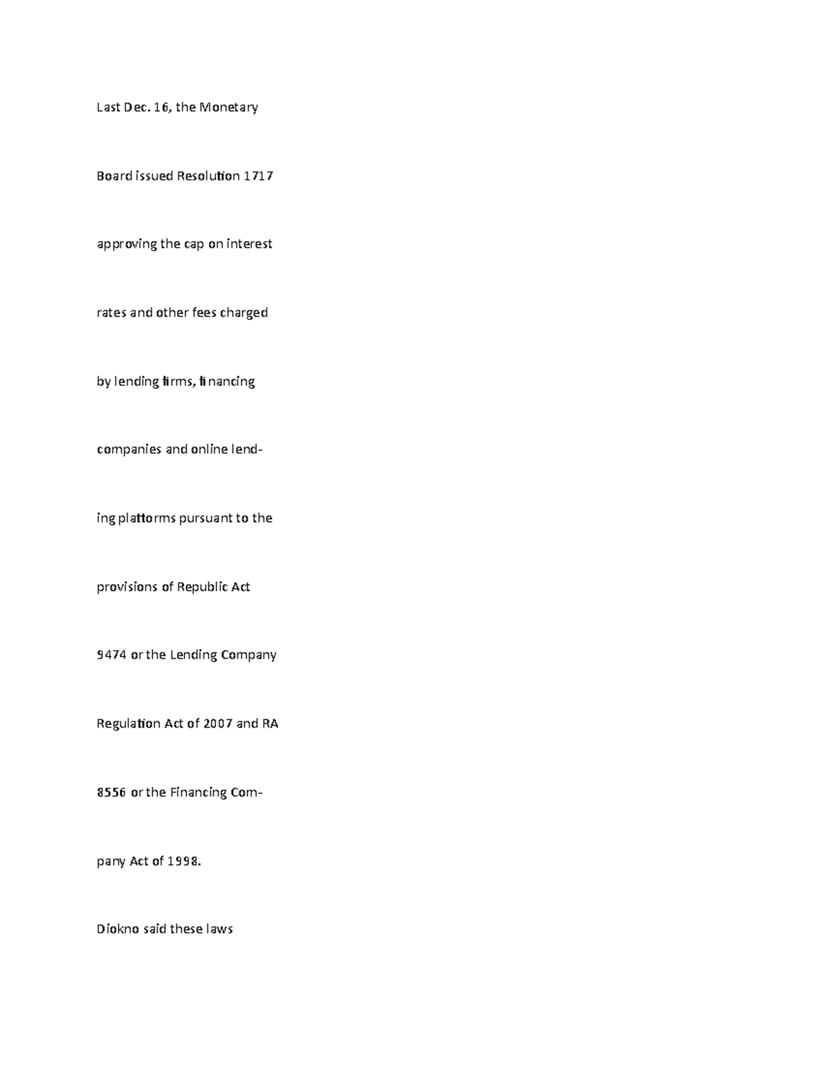 Inbound 2381951484631435399 - Last Dec. 16, the Monetary Board issued ...