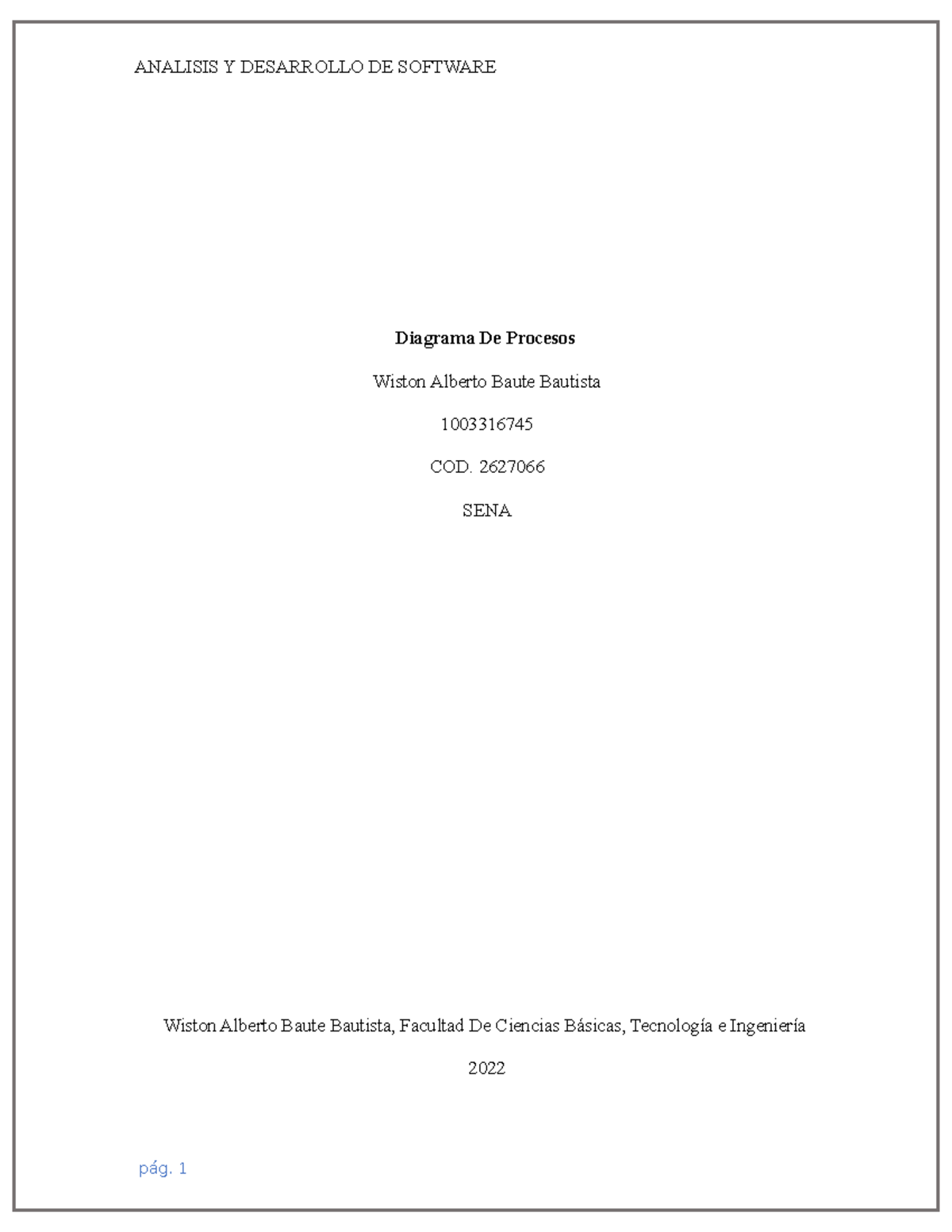 Diagrama DE Procesos - .... - Diagrama De Procesos Wiston Alberto Baute ...