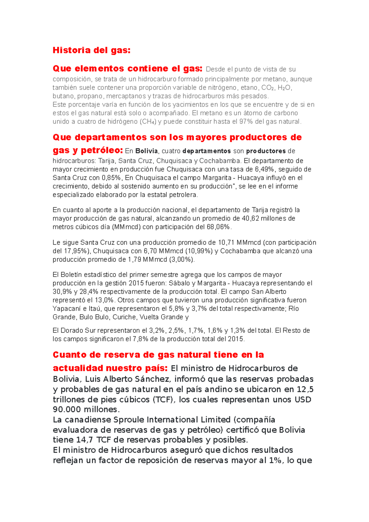 Historia del gas - Historia del gas: Que elementos contiene el gas ...