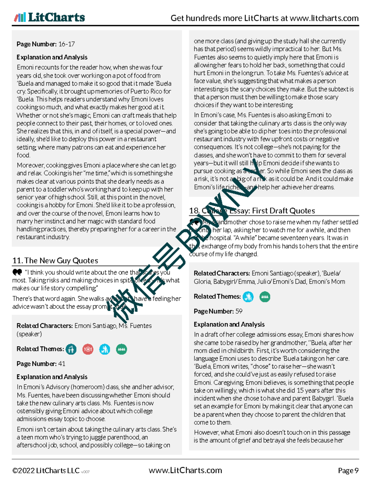 With-the-Fire-on-High-Lit Chart 9 - Page Number: 16- Explanation and ...