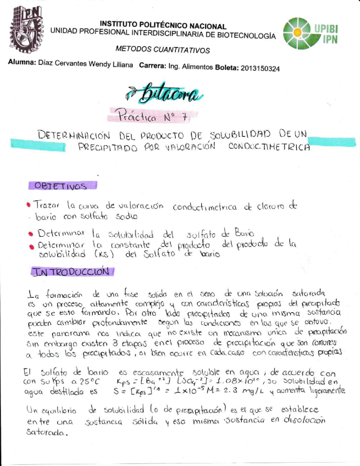 Bitacora 7 Wendy DIAZ - Metodologías De Investigación - IPN - Studocu