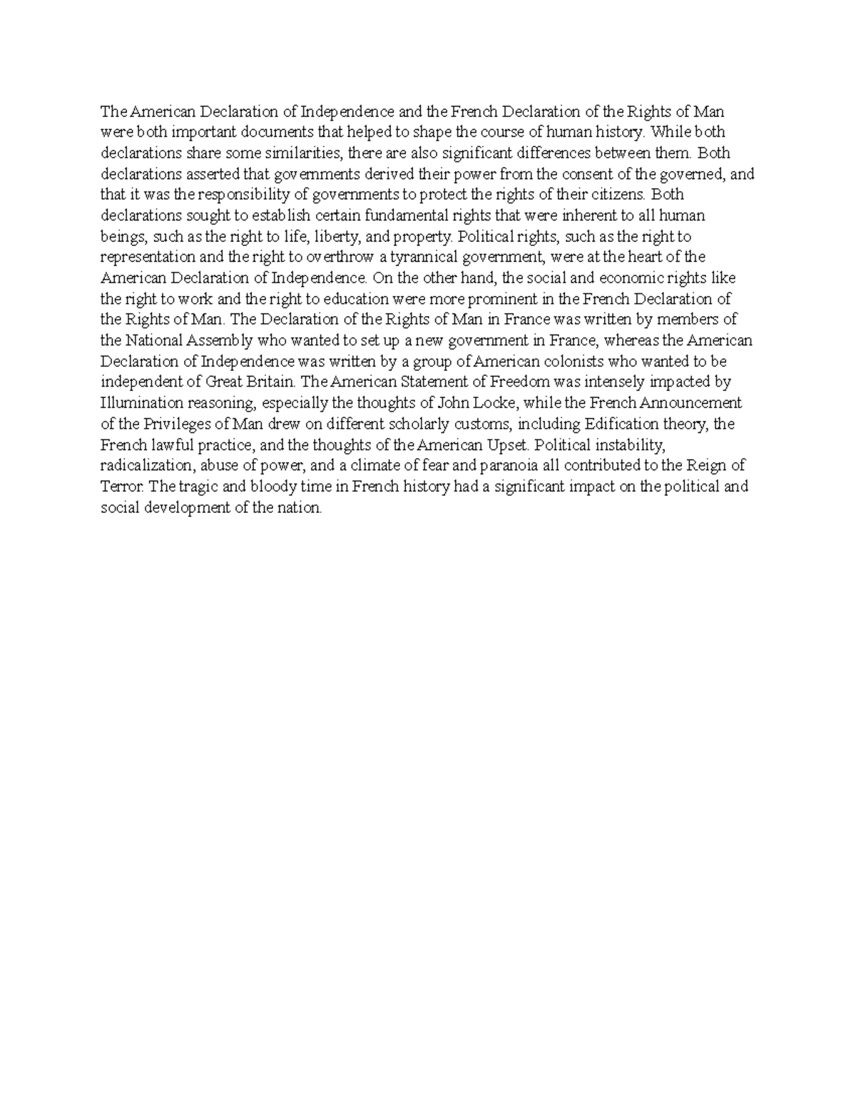 CQ - concluding quesetion - The American Declaration of Independence ...