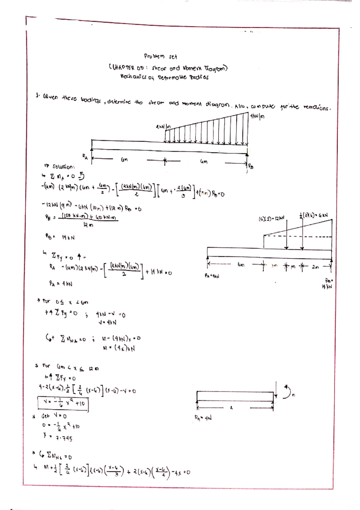 Deformable CH8.Problem set - Mechanical Engineering - NVSU - Studocu