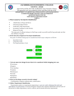 Unit 4 - Question bank - JAI SHRIRAM ENGINEERING COLLEGE TIRUPPUR – 638 660 Approved by AICTE ...