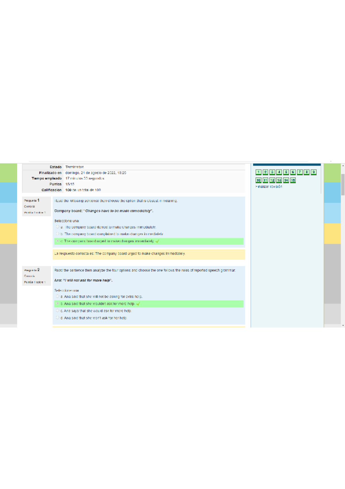 Assignment 3 Questionnaire Unit 2 - Ingles IV - Studocu