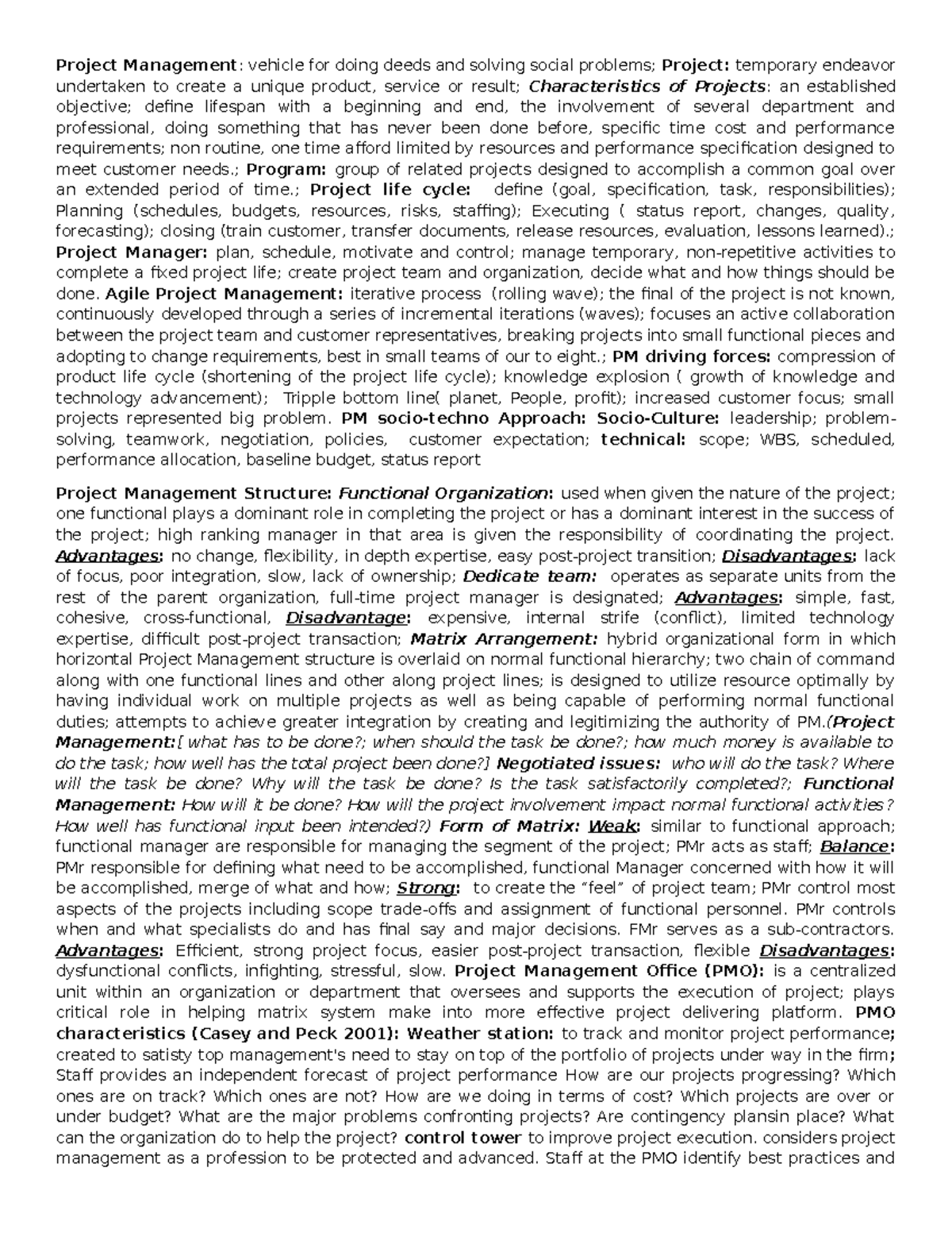 Project Management: Key Concepts, Structures, and Best Practices - Project Management: vehicle ...