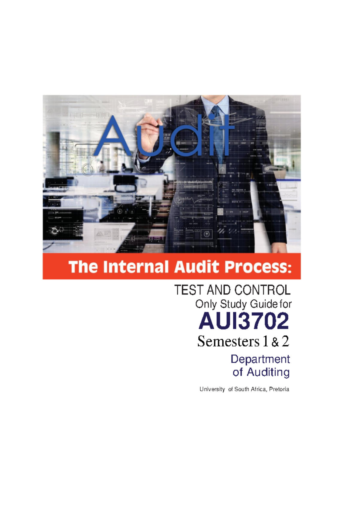Lecture notes internal audit process - ####### TEST AND CONTROL Only ...