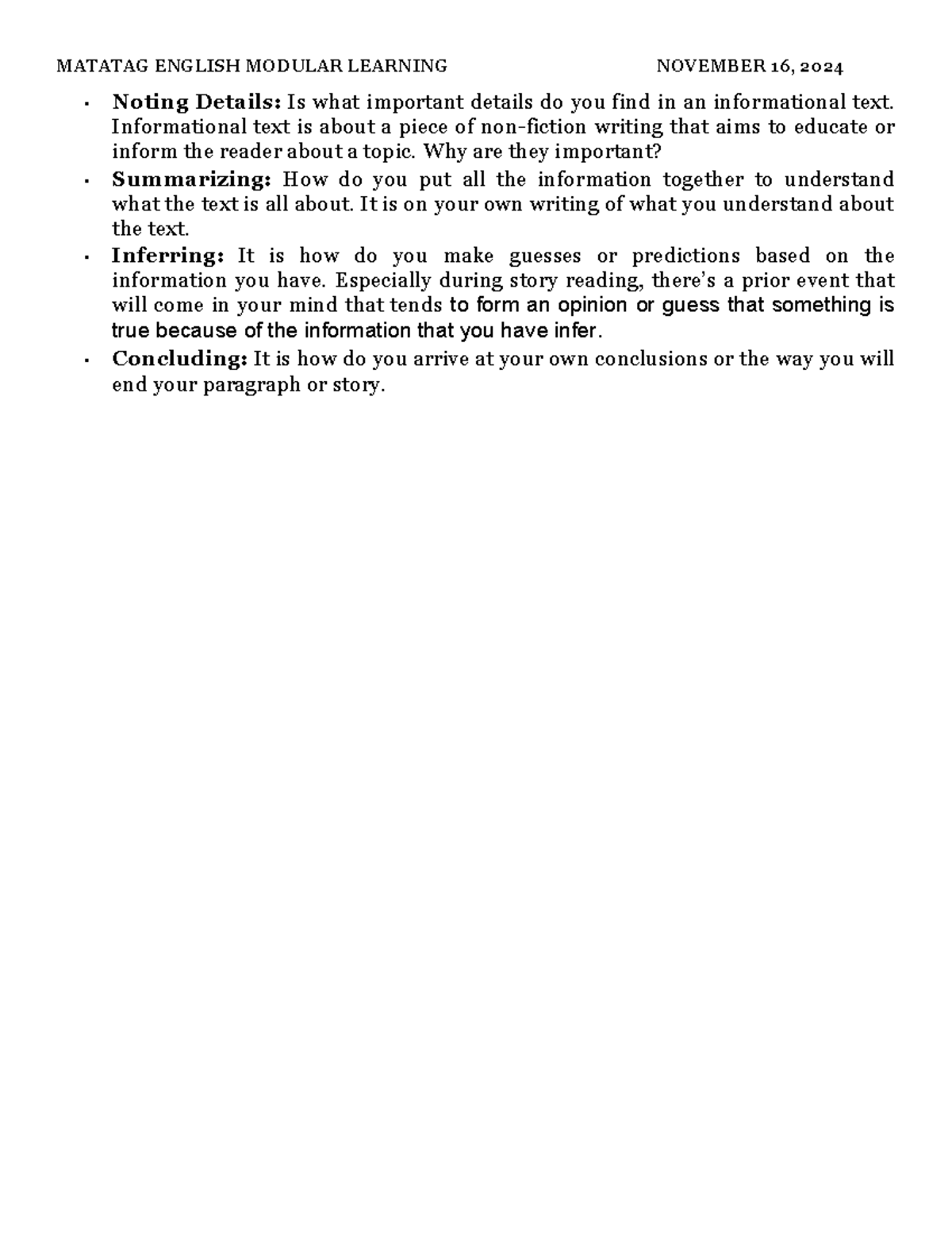 Matatag- English- Modular- Learning- November-16-2024 - MATATAG ENGLISH ...