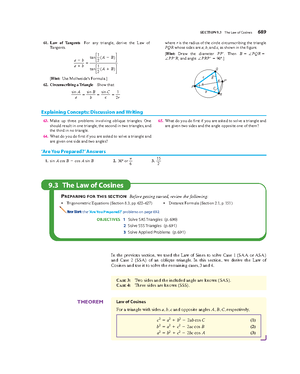 Mathematics - Algebra Trigonometry 74 - 662 CHAPTER 8 Analytic ...