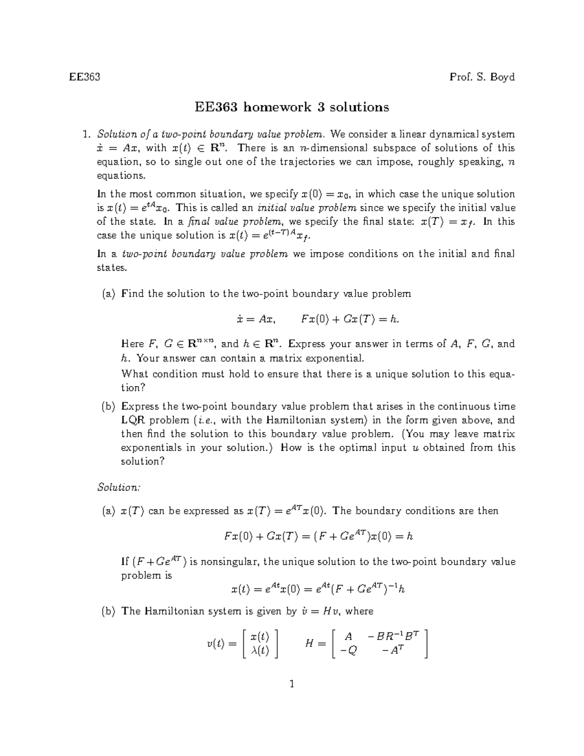 Hw3sol paper 2p21 - EE363 Prof. S. Boyd EE363 homework 3 solutions ...