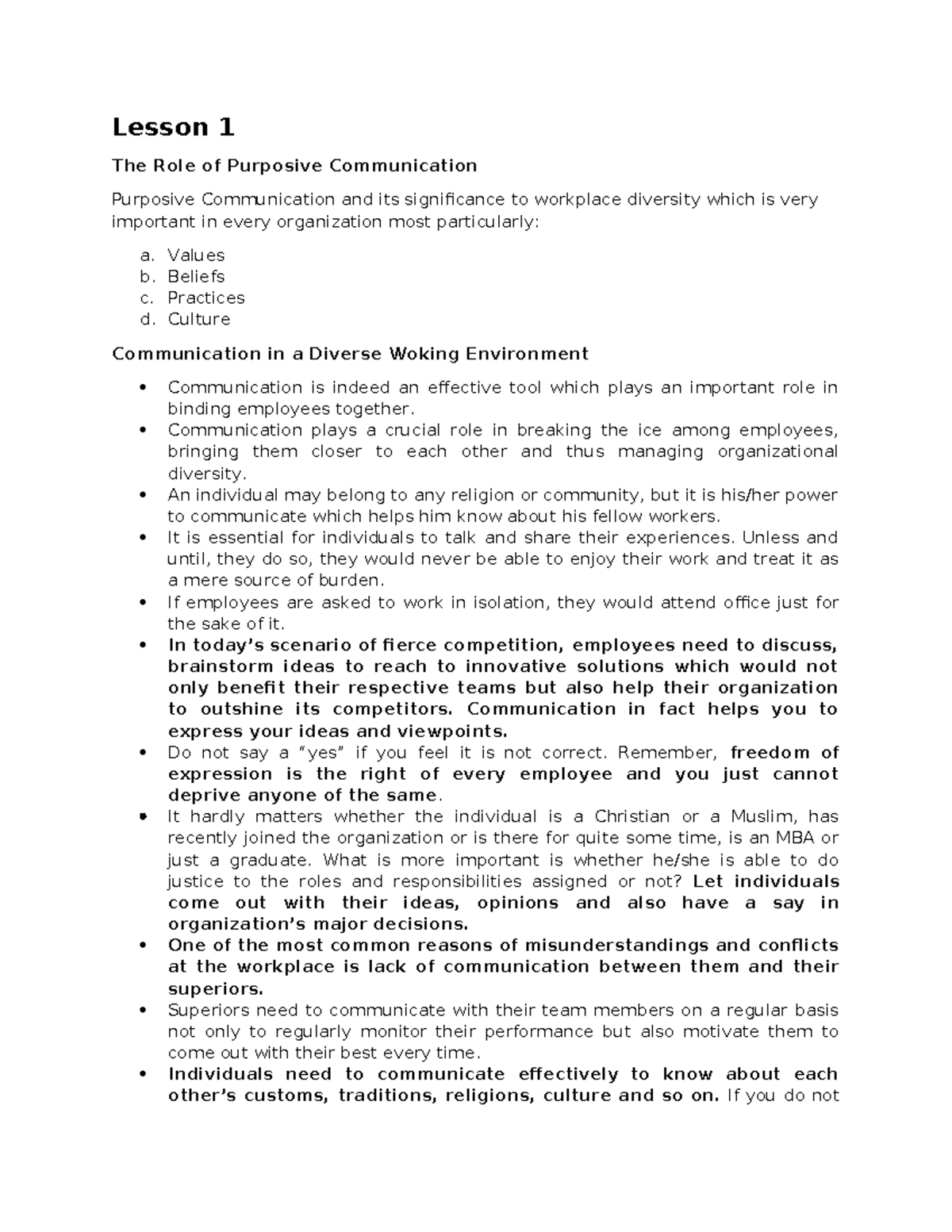 GED106 - Module 1 (Notes) - Lesson 1 The Role of Purposive ...