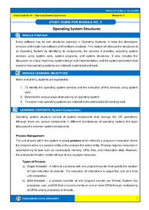 CC102-Chapter 1 Lecture Notes - Study Guide in (CC102 Fundamentals of ...