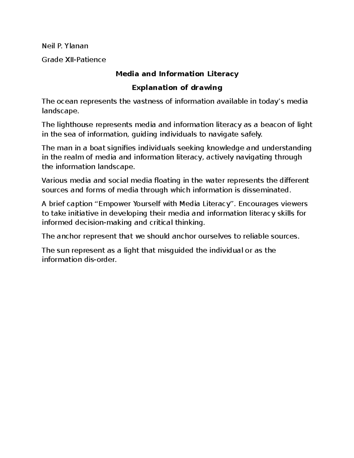 Explaination - Reliable Source - Neil P. Ylanan Grade XII-Patience ...