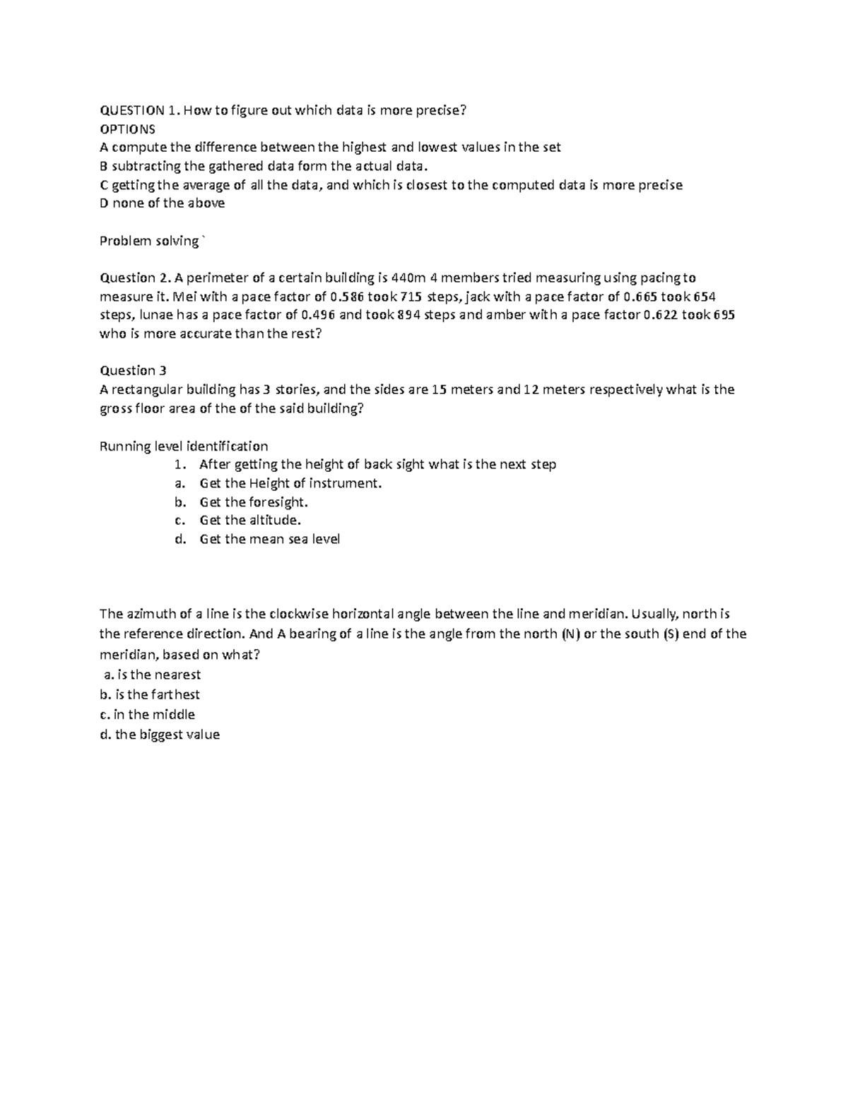 Compilation - lasdnlas;d bsajb lasjd nsdhasojdnsa poub - QUESTION 1 ...