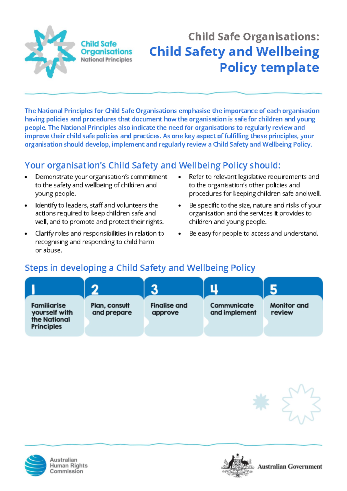 CSO Child Safety and Wellbeing Policy template 0 - The National ...