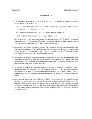 300F07HW6 - HWs given in class for Math 300, Carl Cowen courses - Math ...