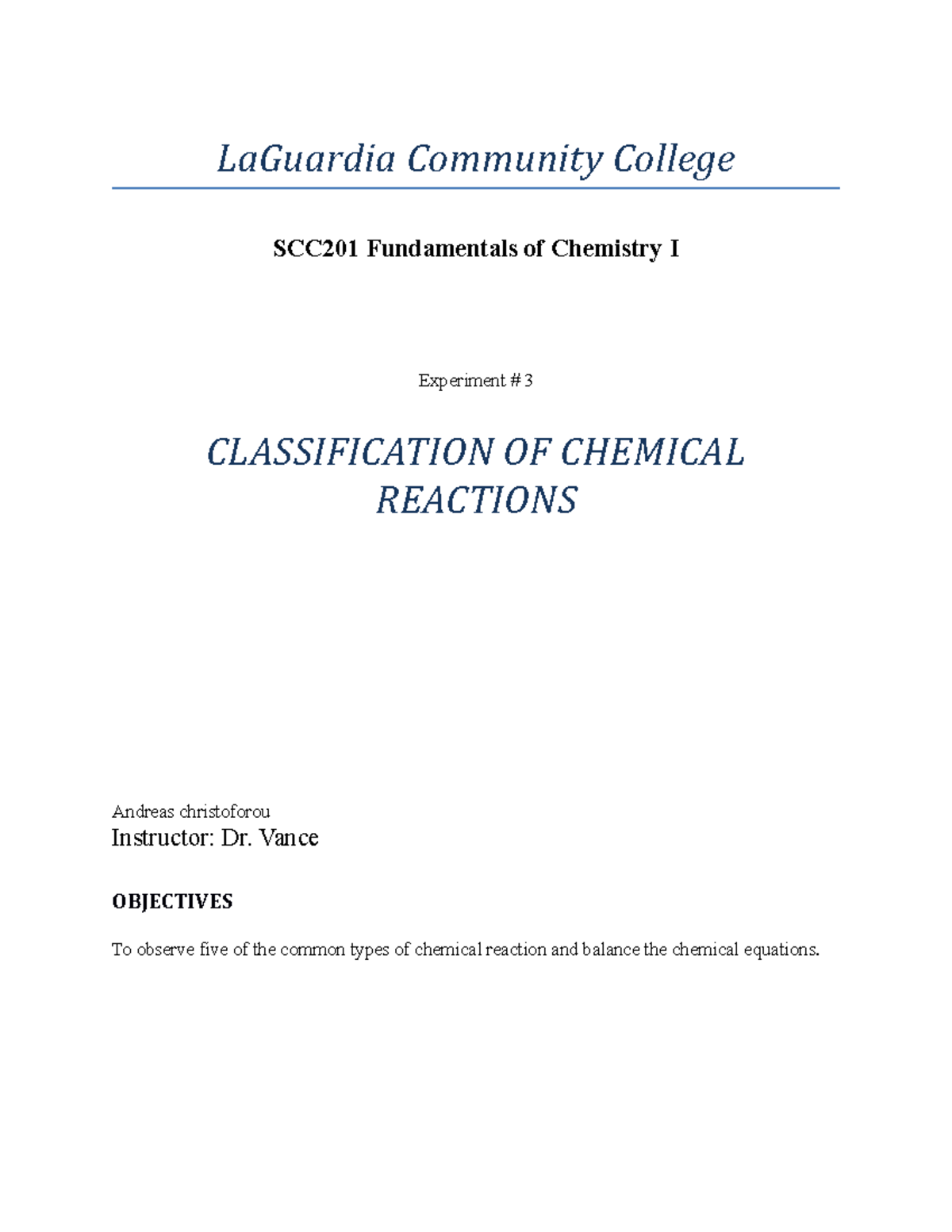 LAB 4 LAGCC FALL 2017 - LaGuardia Community College SCC201 Fundamentals ...