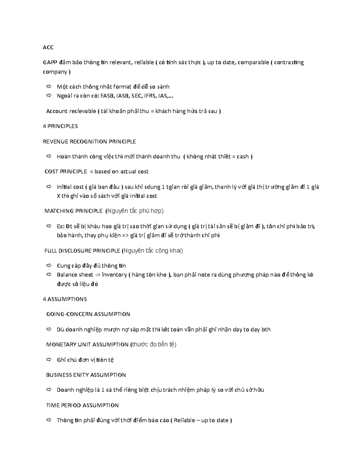 ACC - Example of trial balance - ACC GAPP đ m b o thông tn relevant ...